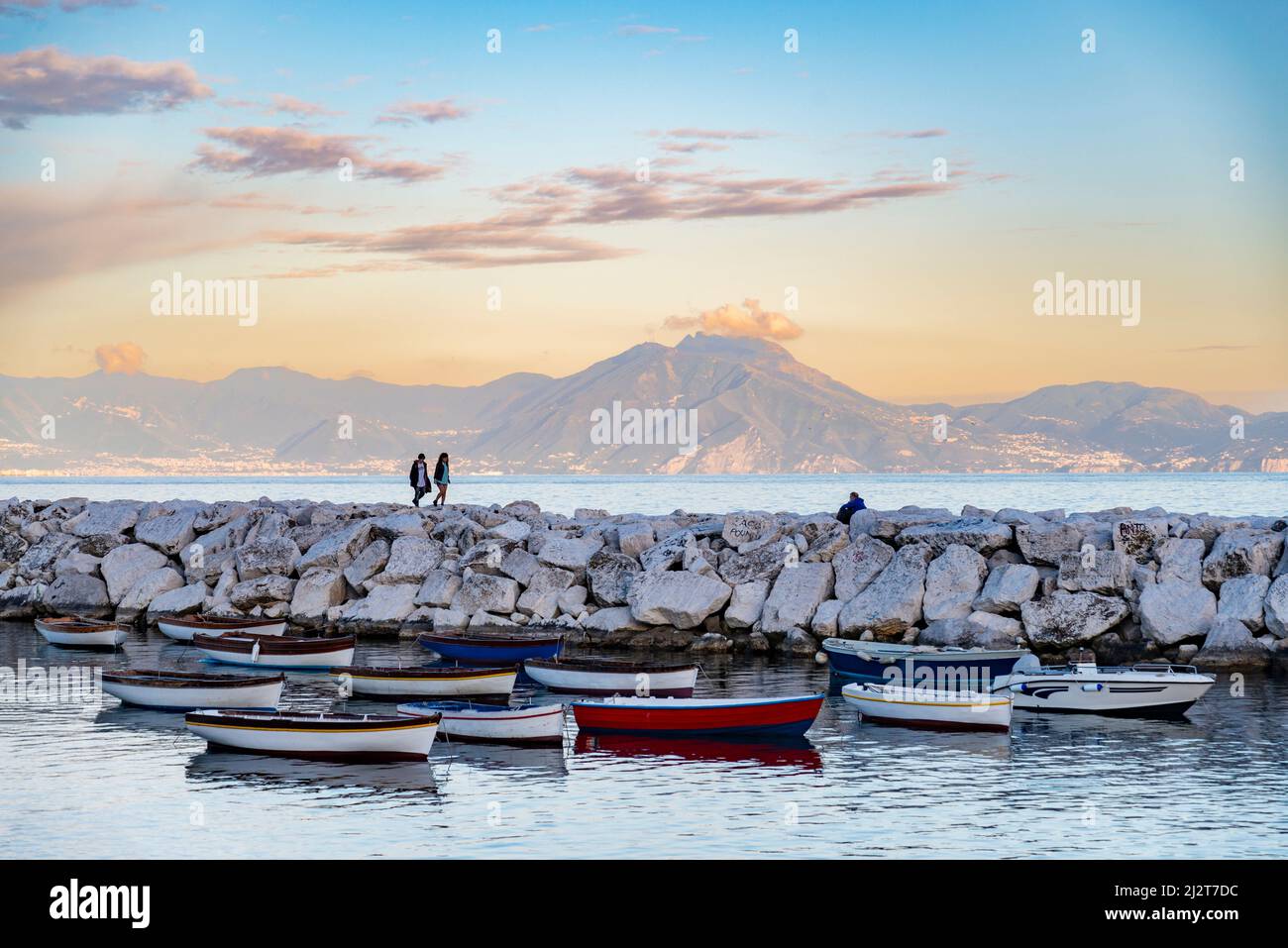 Waterfront promenade in naples hi-res stock photography and images - Alamy