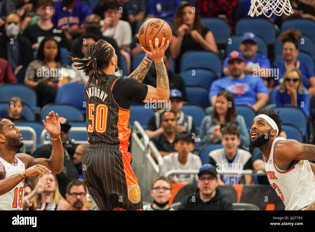 Orlando, Florida, USA, April 3, 2022, Orlando Magic Point Guard Cole ...