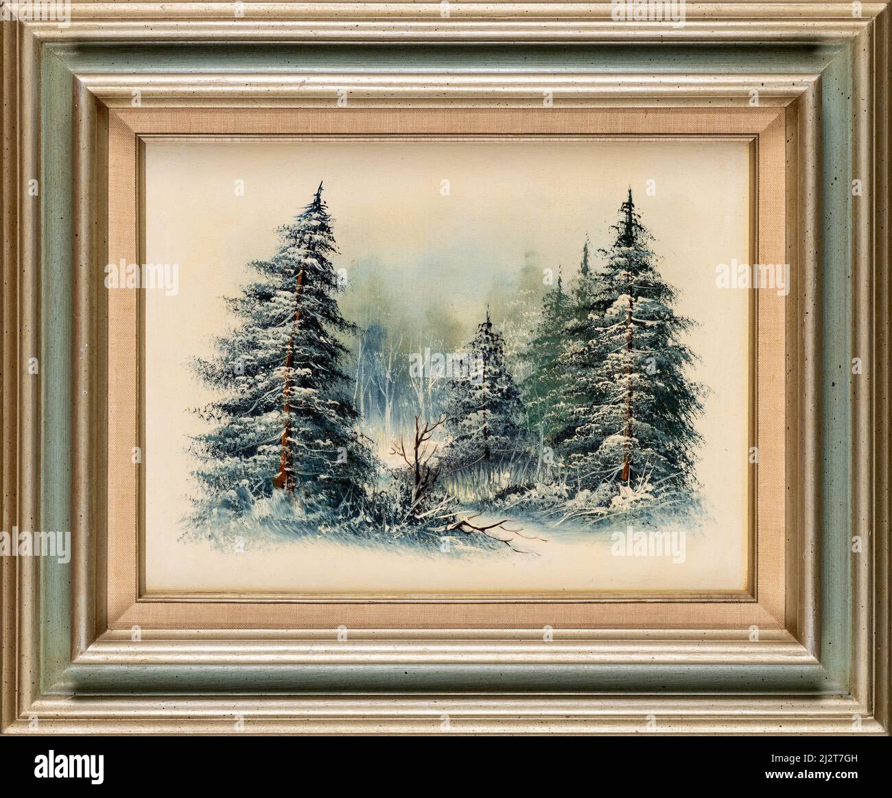 Winter Pine Tree Paintings