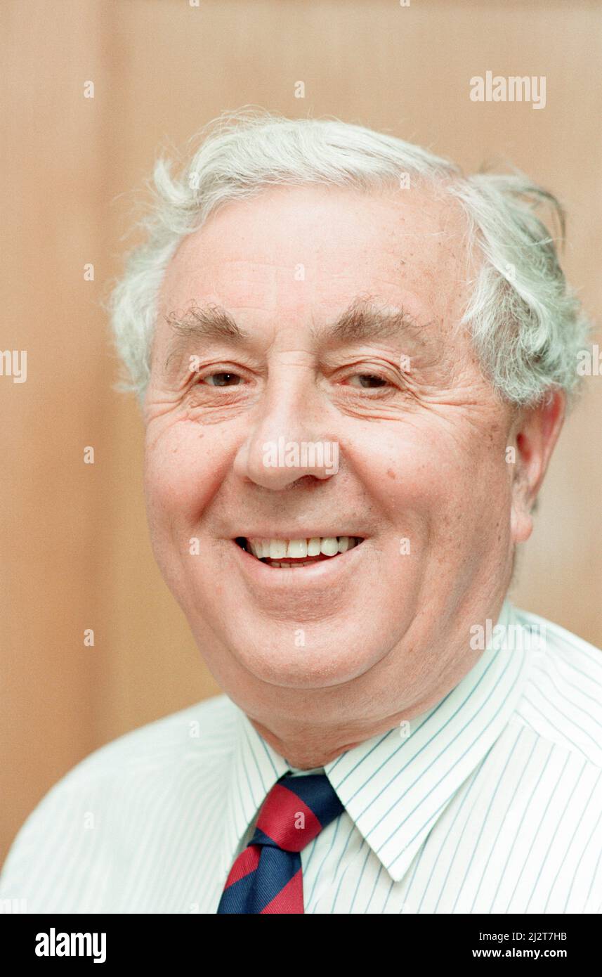 Doug Ellis, Chairman Aston Villa Football Club, news press conference ...