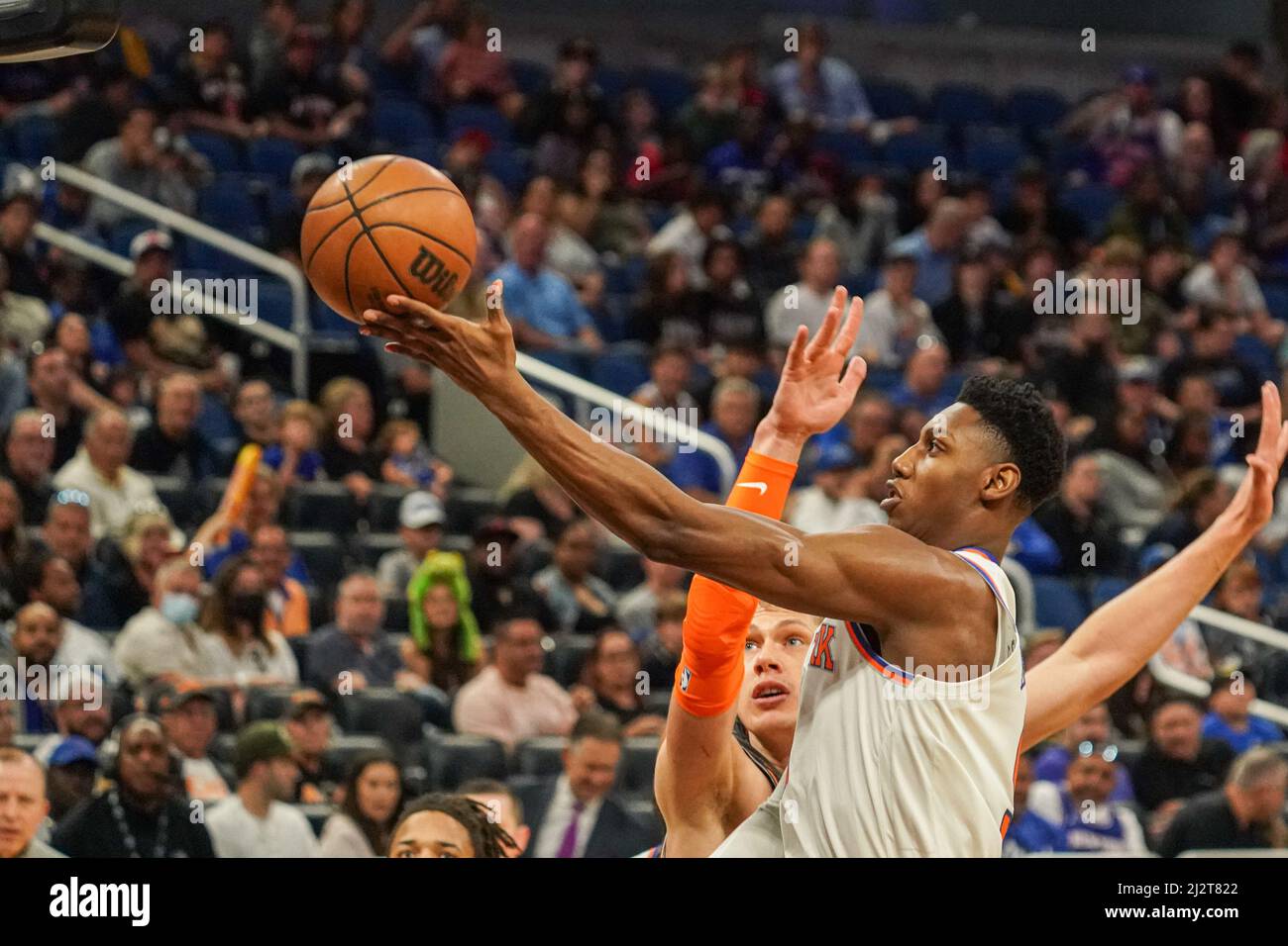 Orlando, Florida, USA, April 3, 2022, New York Knicks Shooting Guard RJ ...