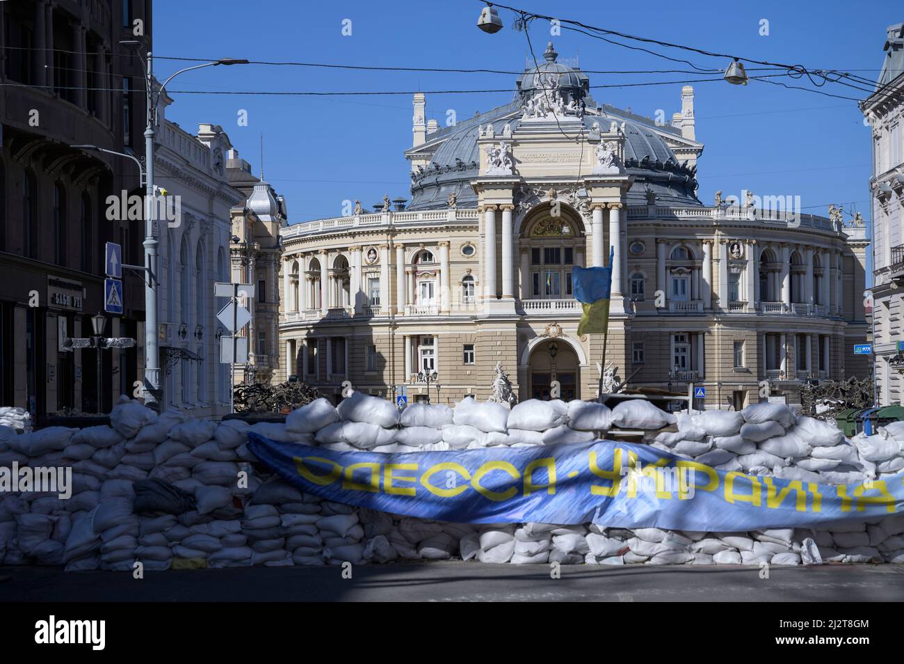 Odessa, Ukraine. 22nd Mar, 2022. Odessa Opera and Ballet Theater is ...