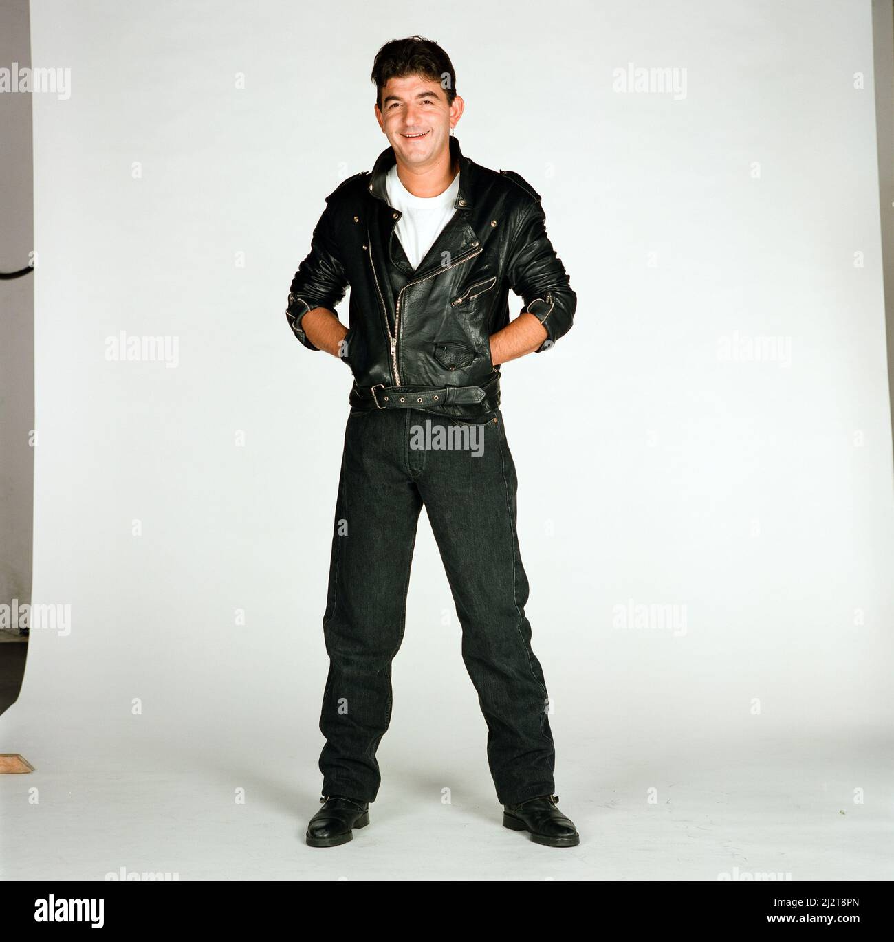 Eastenders star John Altman as Nick Cotton. 16th July 1993 Stock Photo ...