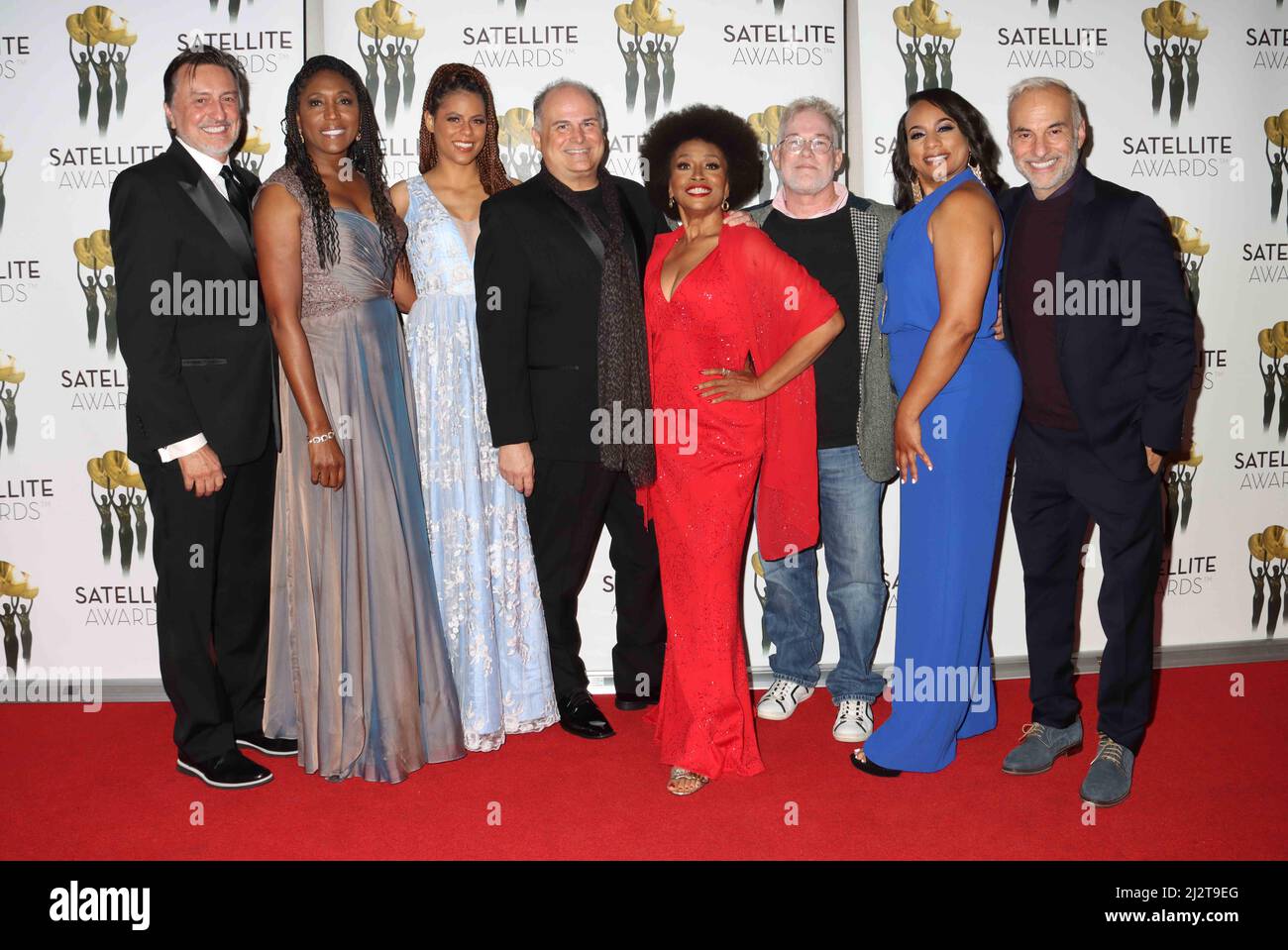 Los Angeles, USA. 02nd Apr, 2022. Scott Perkins, Nita Whitaker, Skye ...