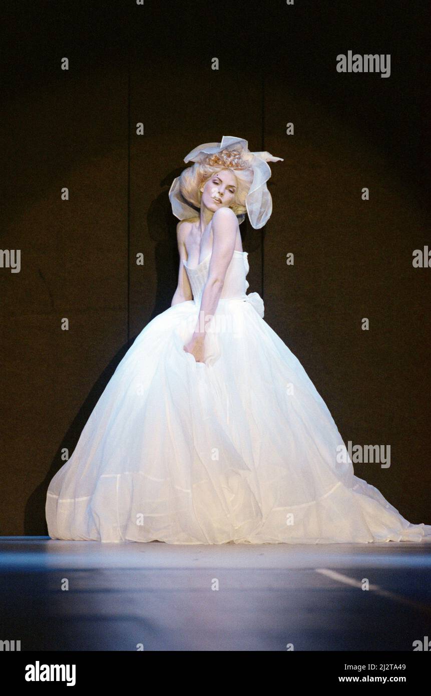 Model Sara Stockbridge pictured on the catwalk during Vivienne Westwood ...