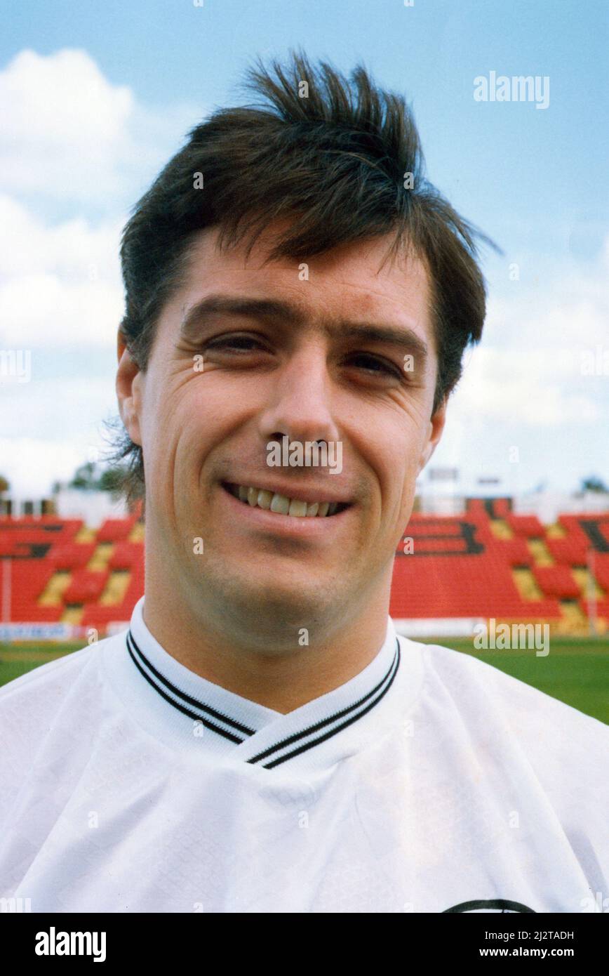 Footballer Derek Bell of Gateshead FC. Circa 1992 Stock Photo - Alamy