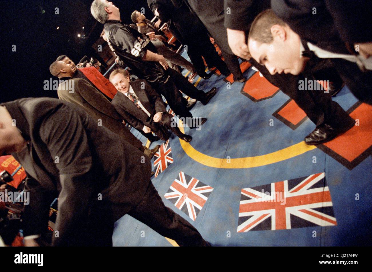 Lennox Lewis vs Donovan “Razor” Ruddock.Lewis retained his British and ...