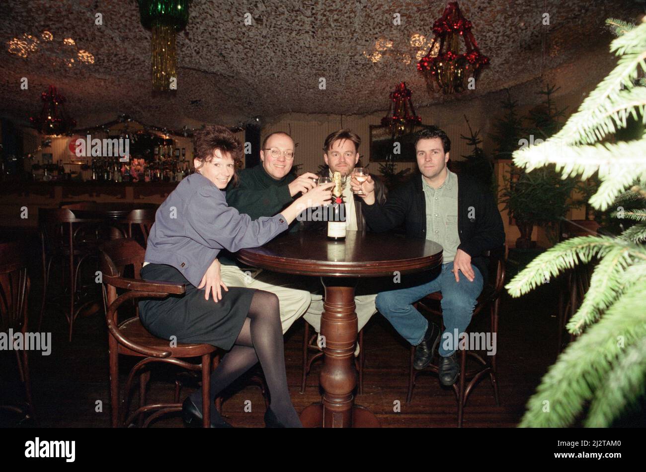 Middlesbrough nightclub Arena. Happy Birthday Club: Arena crew (left to ...