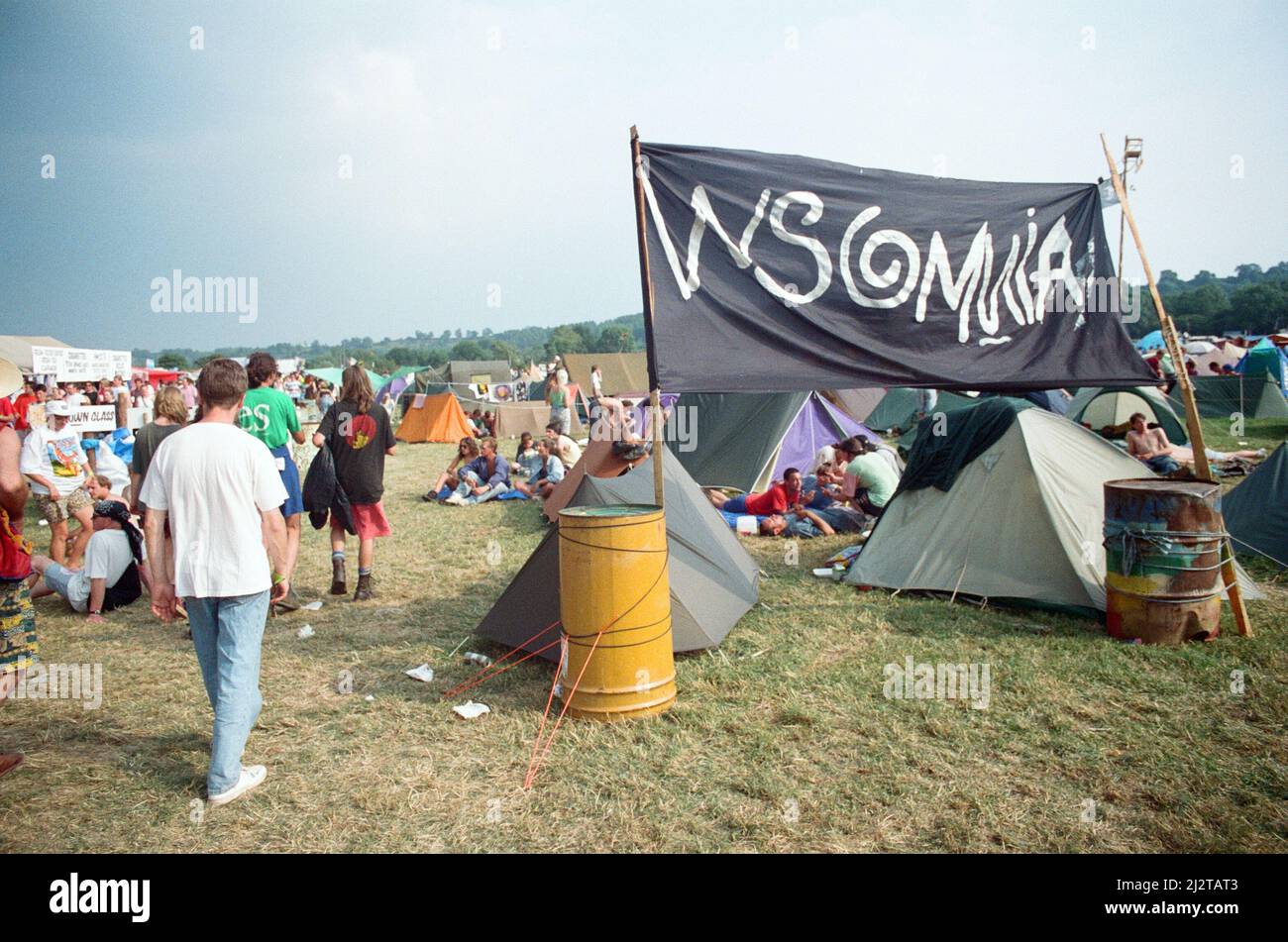 Glastonbury Festival. 27th June 1992 Stock Photo - Alamy