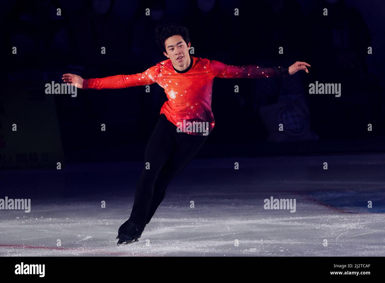 Towa Pharmaceutical RACTAB Dome, Osaka, Japan. 2nd Apr, 2022. Nathan Chen, APRIL 2, 2022 ...
