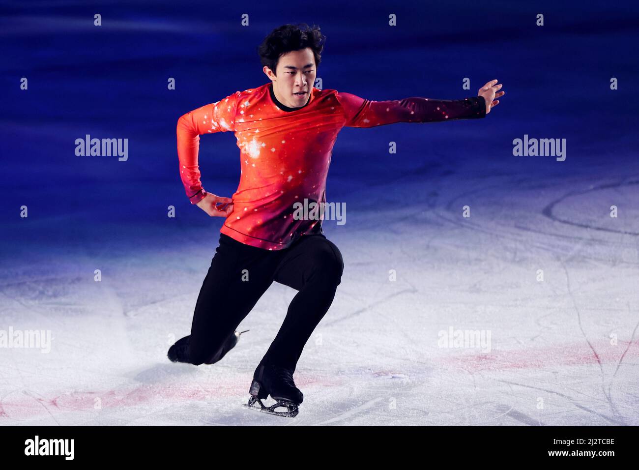 Towa Pharmaceutical RACTAB Dome, Osaka, Japan. 2nd Apr, 2022. Nathan Chen, APRIL 2, 2022 ...