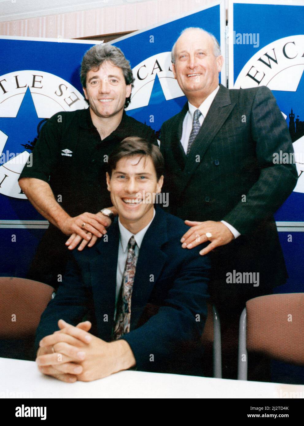Robert Lee arrives at St James' and is welcomed by Kevin Keegan. 21st ...