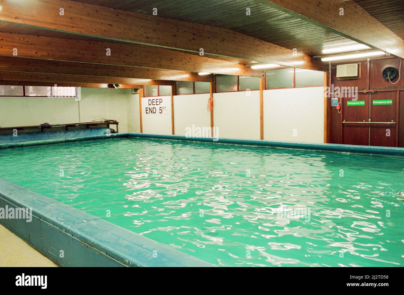 Swimming Pool at Thingwall Hall, Broadgreen, Liverpool, 27th September ...