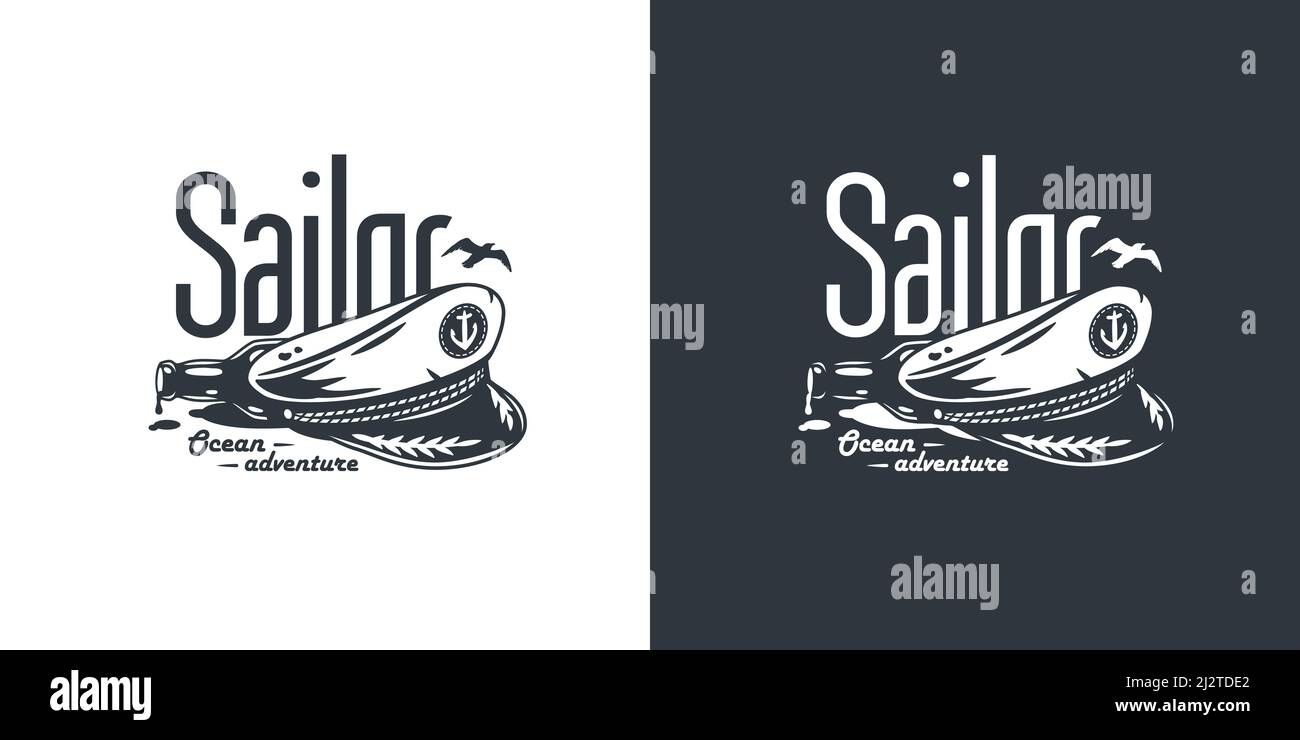 Sailor logo hi-res stock photography and images - Alamy