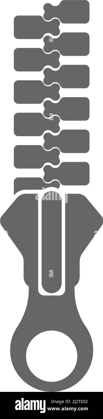 Zipper icon flat design illustration template vector Stock Vector Image ...