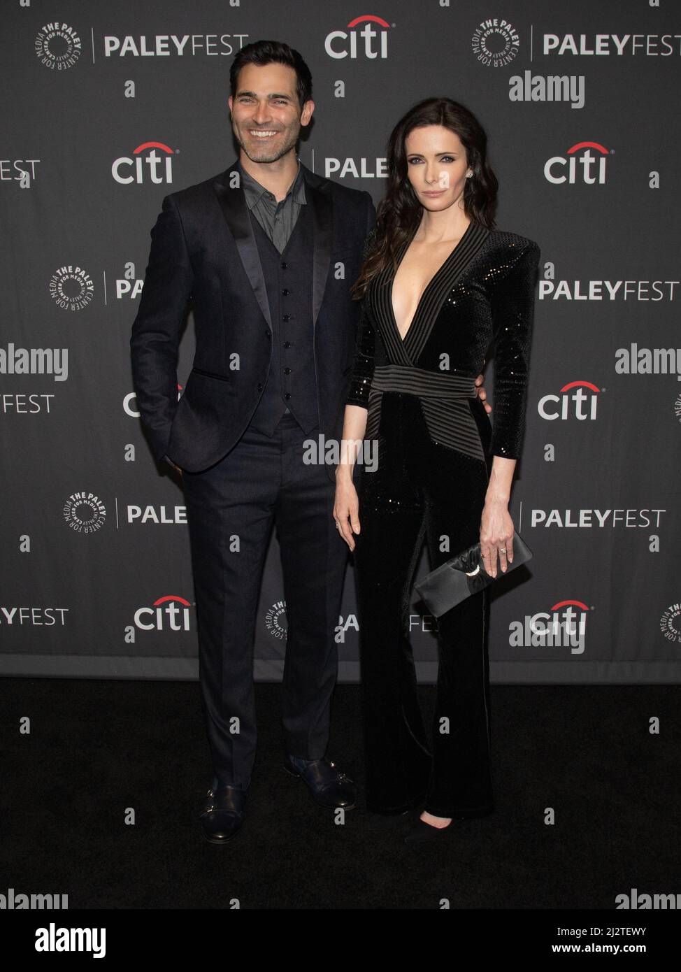 April 3, 2022, Hollywood, California, USA: Tyler Hoechlin and Bitsie ...
