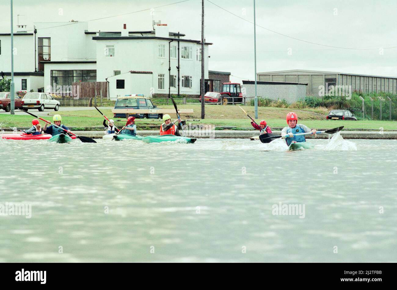 Coatham Boating Lake, Redcar, North Yorkshire, England, 21st July 1993 ...