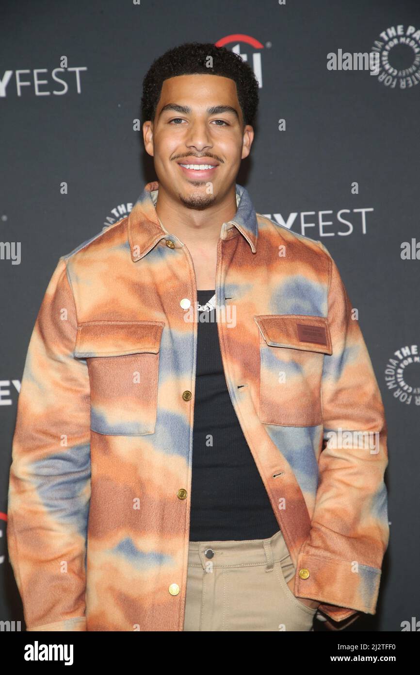 Hollywood, Ca. 3rd Apr, 2022. Marcus Scribner at the PaleyFest LA 2022 ...