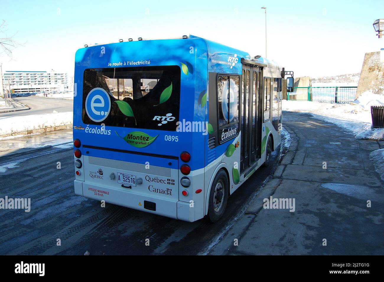 Free electric mini bus hi-res stock photography and images - Alamy