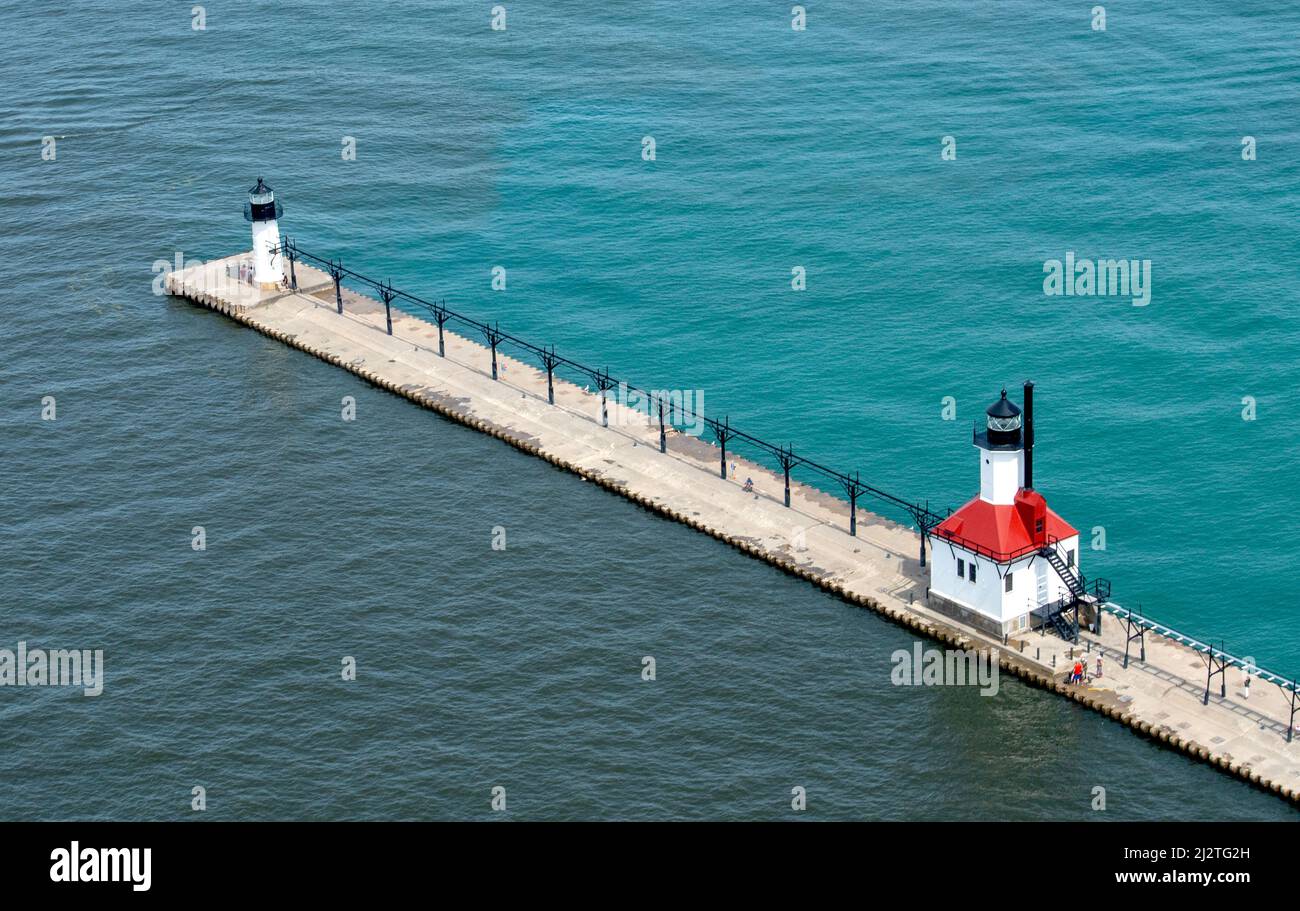 St Joseph North Pier Outer Light High Resolution Stock Photography and ...