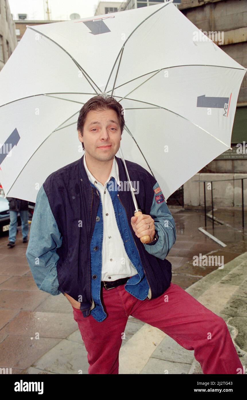 Mark Goodier,BBC Radio One DJ, pictured at the 1993 DJ line up ...