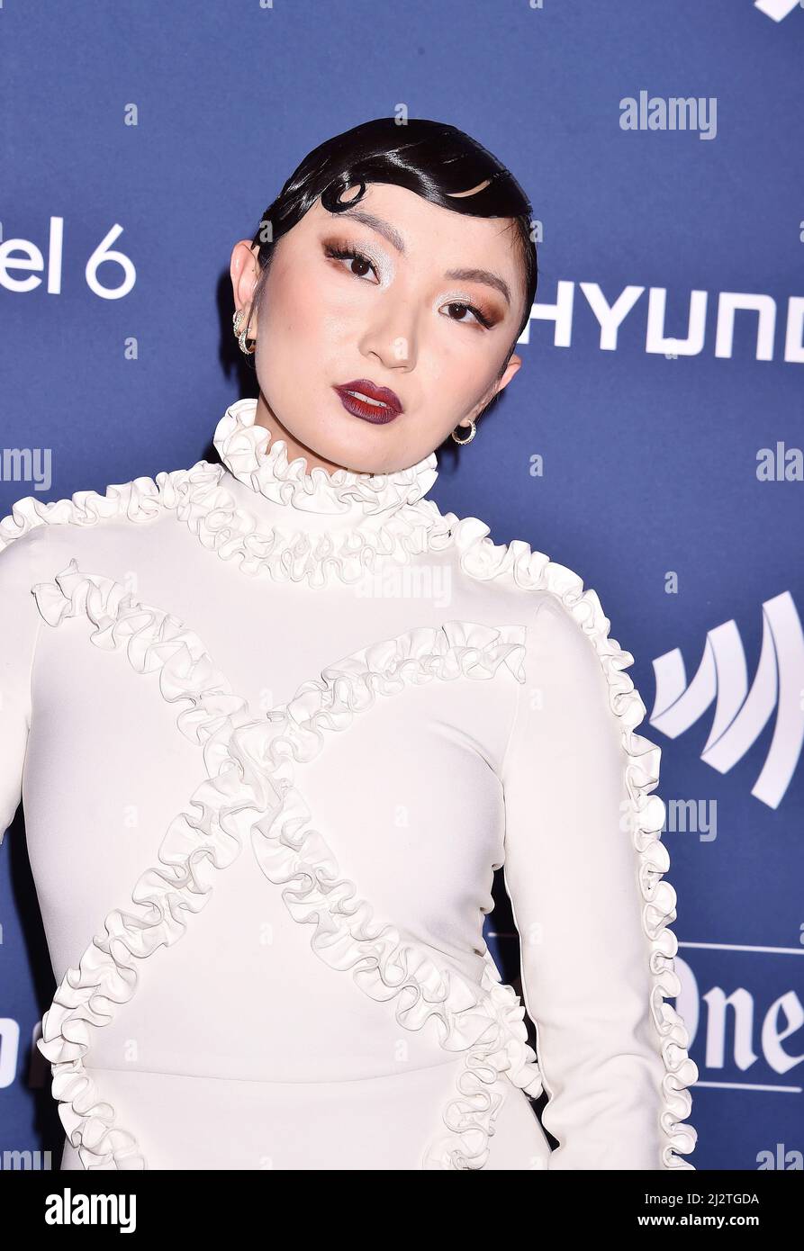 BEVERLY HILLS, CA - APRIL 02: Poppy Liu attends the 33rd Annual GLAAD ...