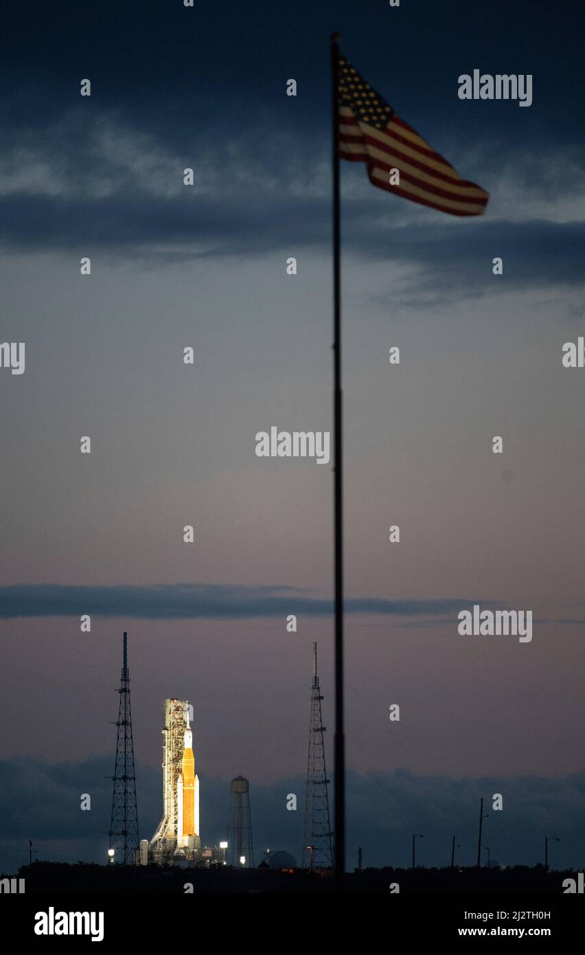 NASA s Space Launch System (SLS) rocket with the Orion spacecraft ...
