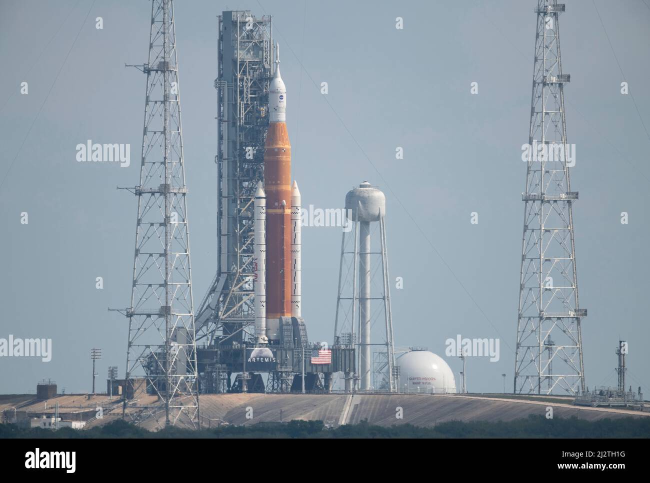NASA s Space Launch System (SLS) rocket with the Orion spacecraft ...
