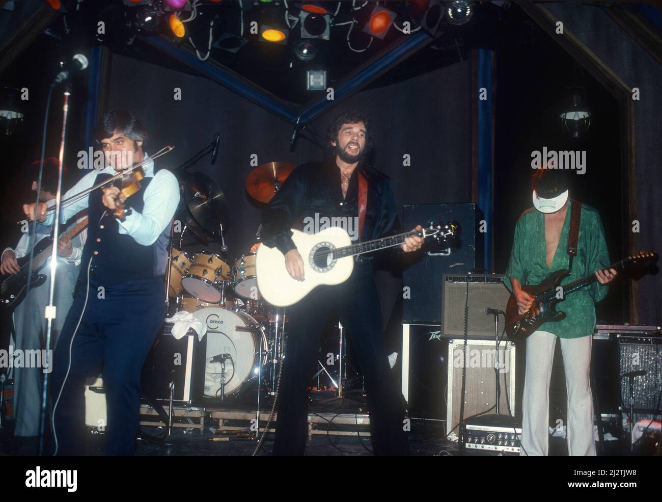 Eddie Rabbit Live in concert, performing circa 1980 Credit: Jeffrey ...