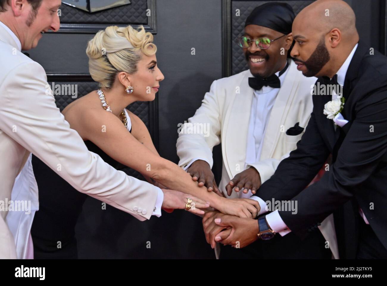 Las Vegas, United States. 03rd Apr, 2022. Brian Newman, Lady Gaga ...