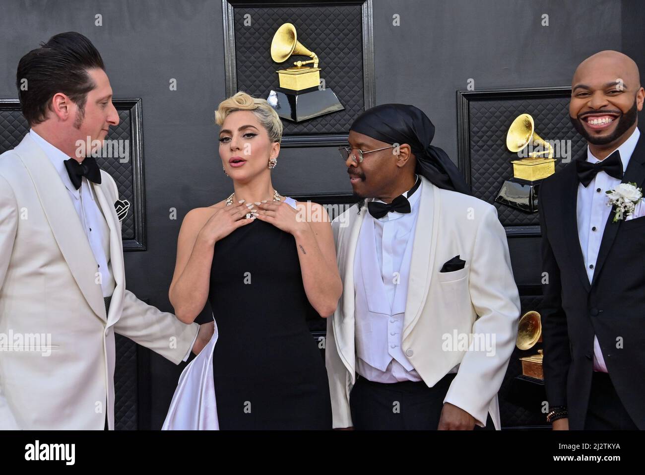 Las Vegas, United States. 03rd Apr, 2022. Brian Newman, Lady Gaga ...