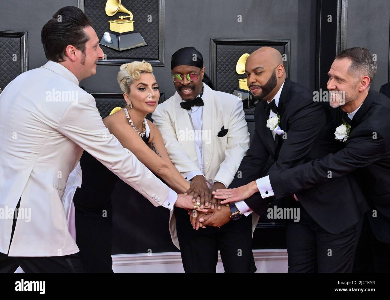 Las Vegas, United States. 03rd Apr, 2022. Brian Newman, Lady Gaga ...