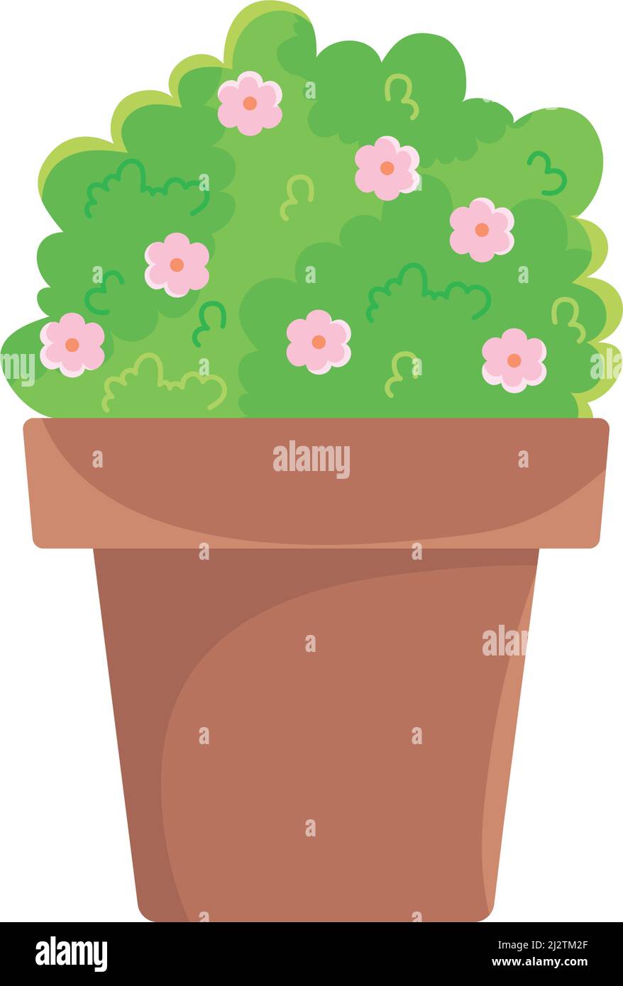 floral bush icon Stock Vector Image & Art - Alamy
