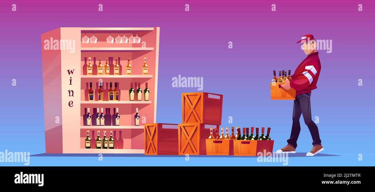 Person holding beer crate Stock Vector Images - Alamy