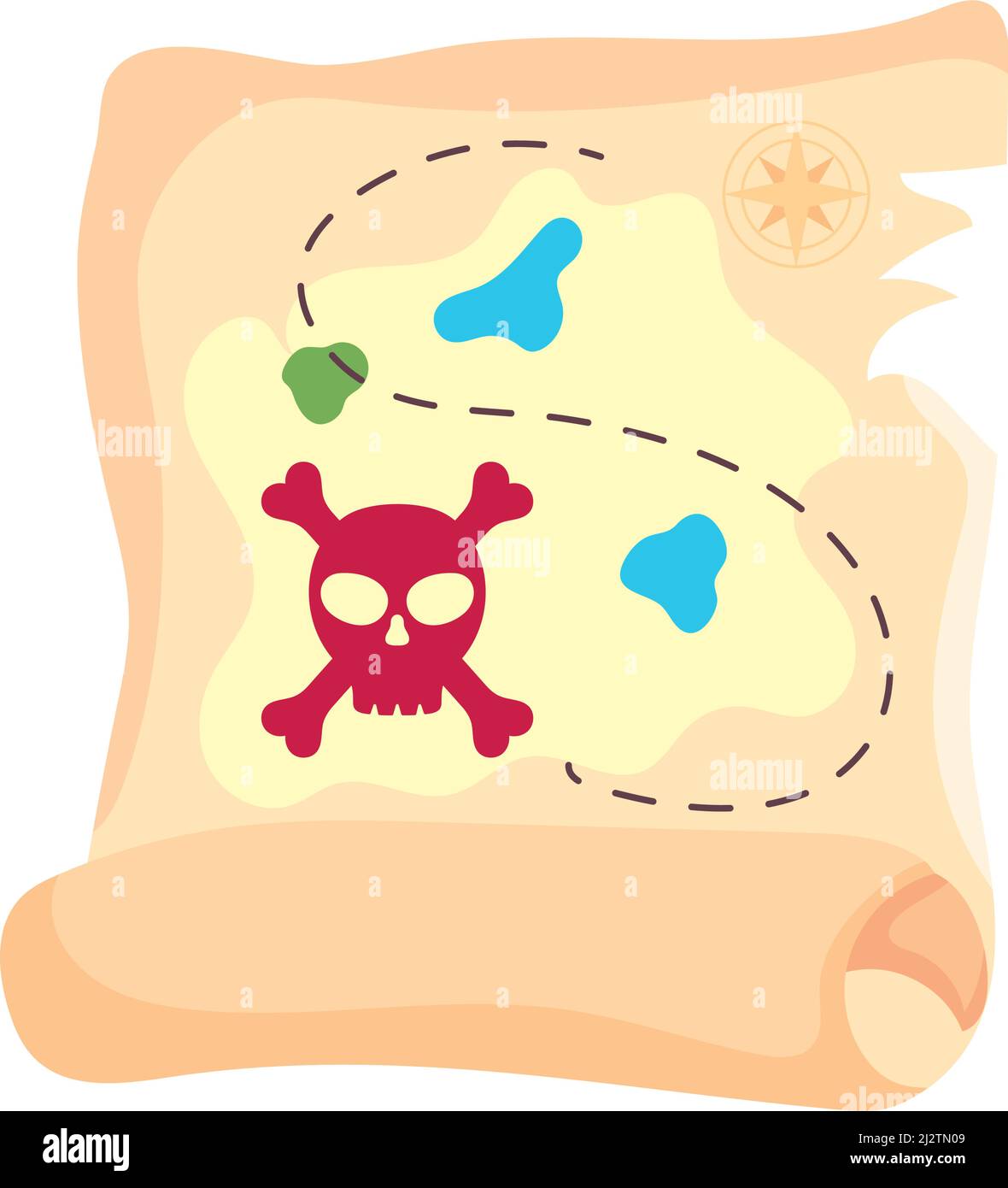 pirate map icon Stock Vector Image & Art - Alamy