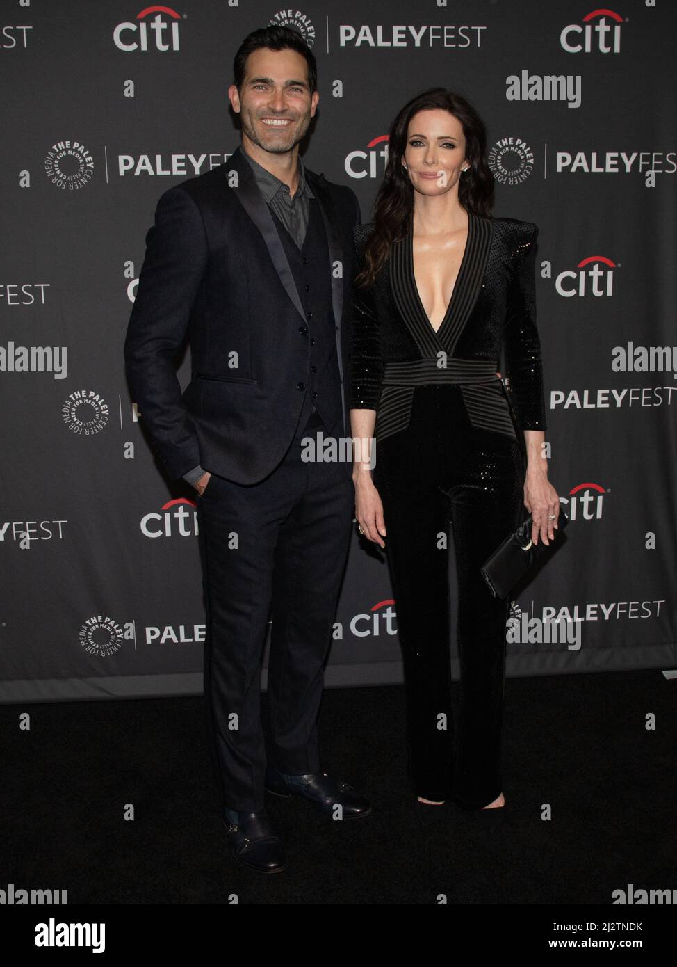 Los Angeles, California, USA. 03rd Apr, 2022. Tyler Hoechlin and Bitsie ...