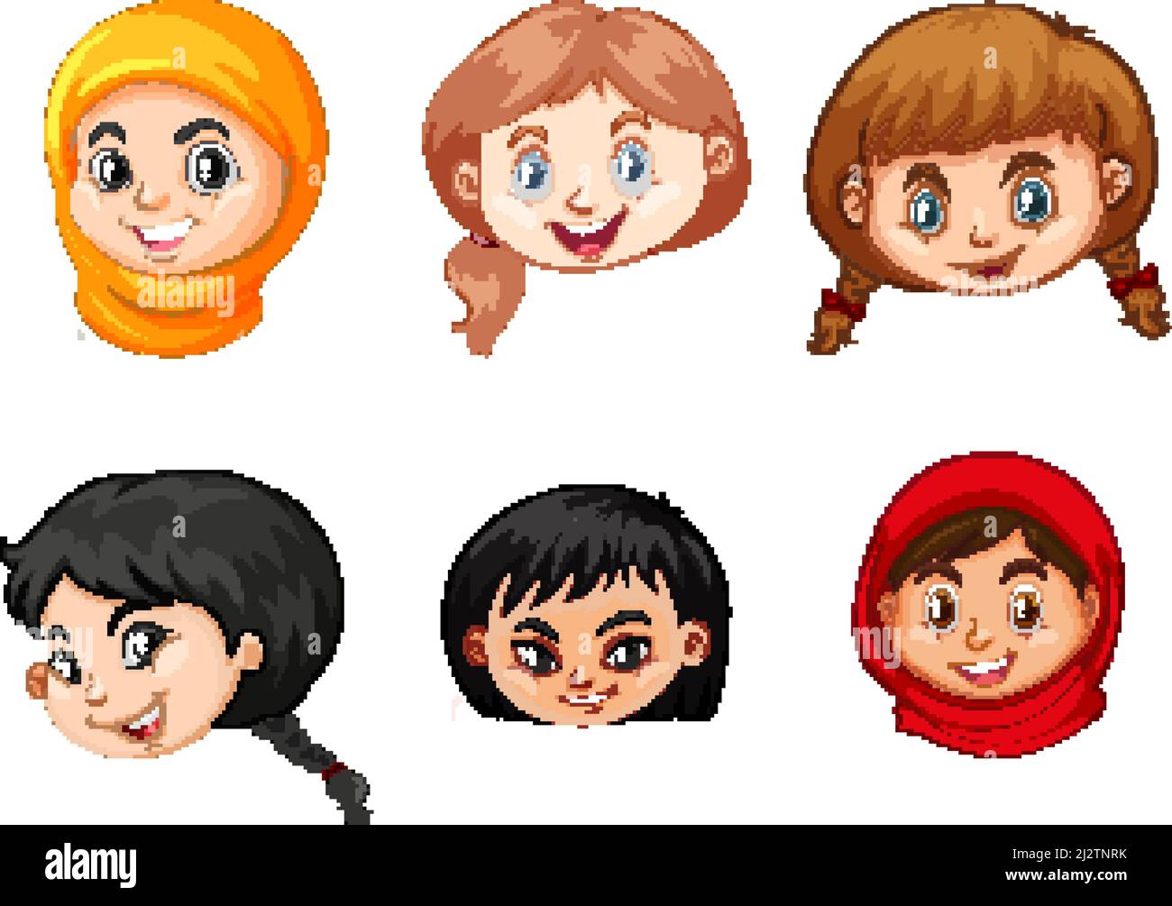 Clipart Kids Head
