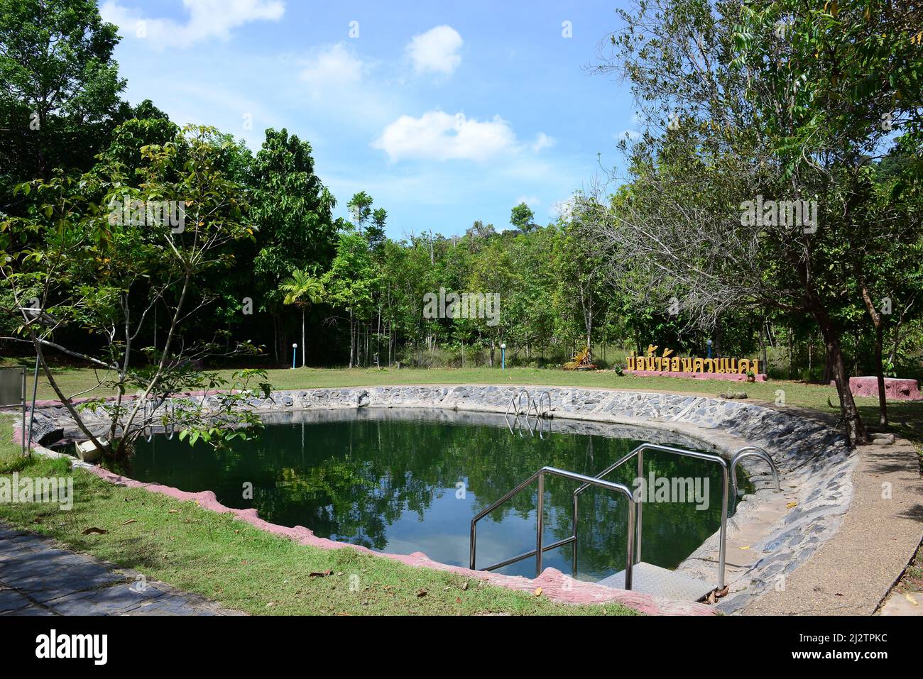 TRANG, THAILAND - March 23, 2022 : Kantang Hot Spring Forest Park, The ...