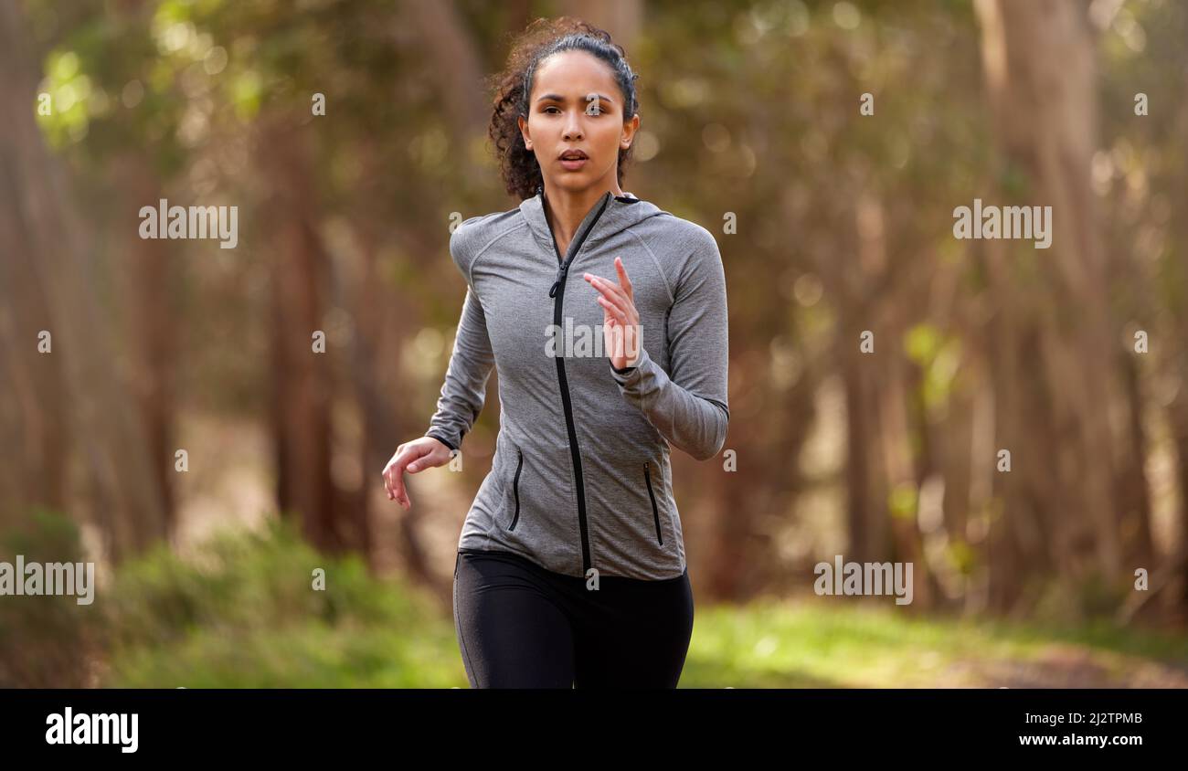 Running for her life hi-res stock photography and images - Alamy