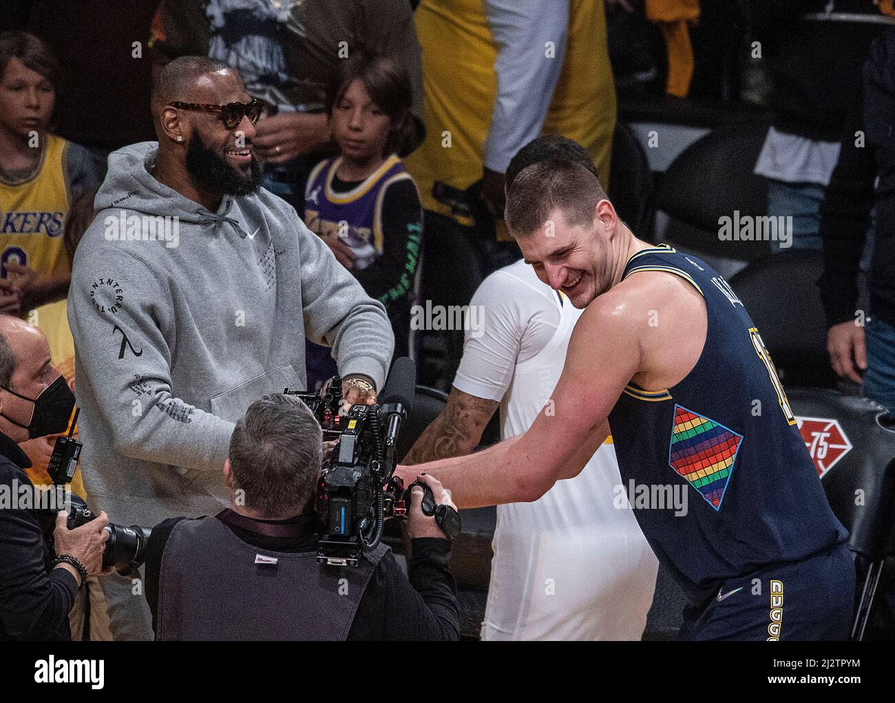 Lebron james lakers press High Resolution Stock Photography and Images ...