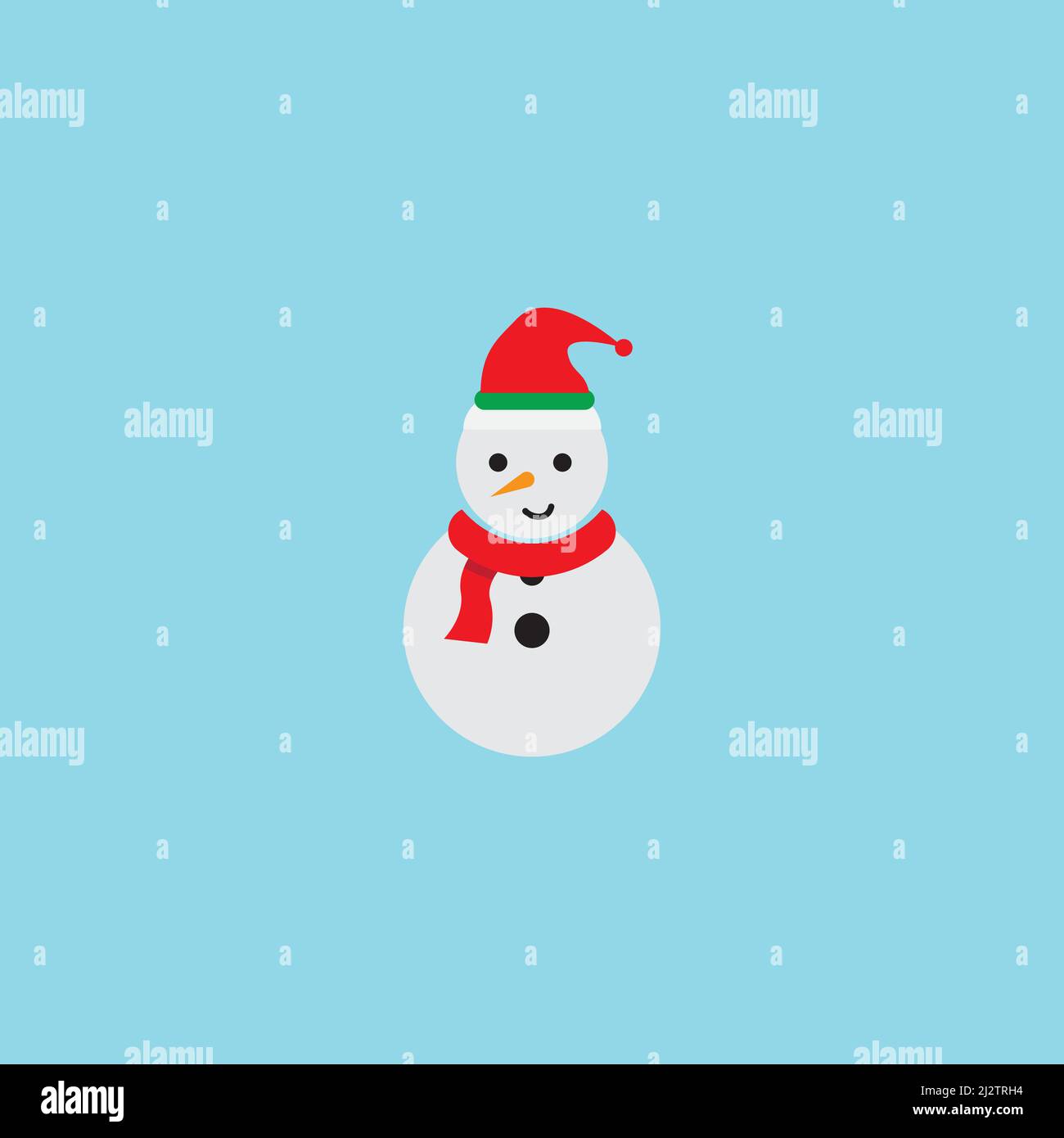 Snow man illustration vector design Stock Vector Image & Art - Alamy