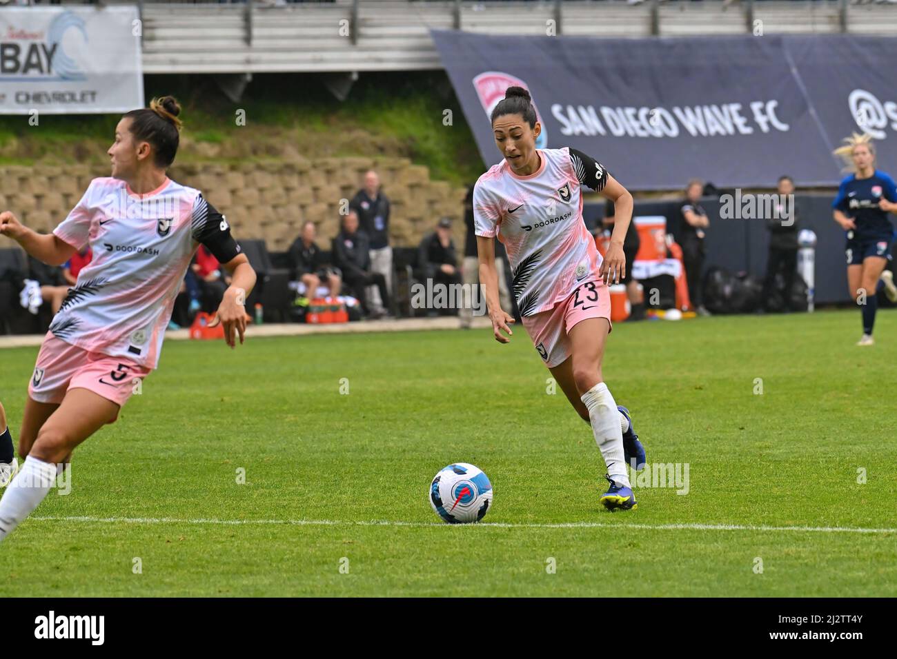 San Diego, California, USA. 02nd Apr, 2022. Angel City FC forward ...