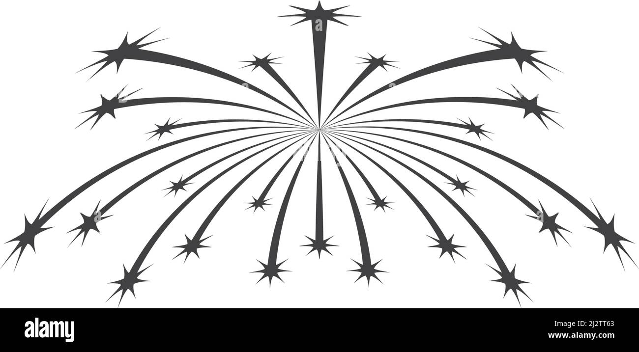 Firework template Black and White Stock Photos & Images - Alamy