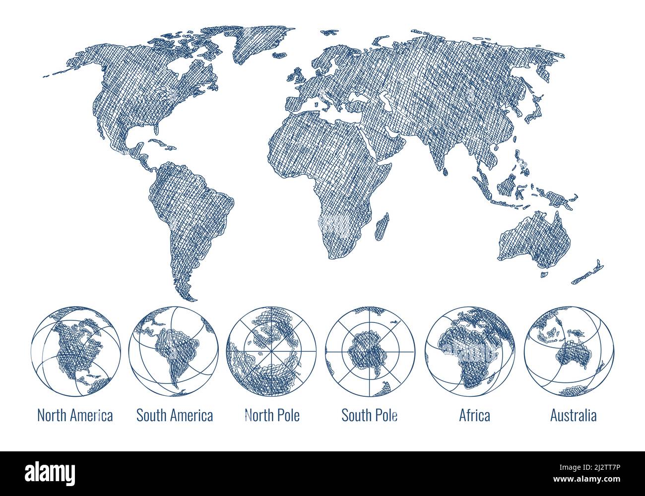 Earth sketch doodle drawings Stock Vector Image & Art - Alamy