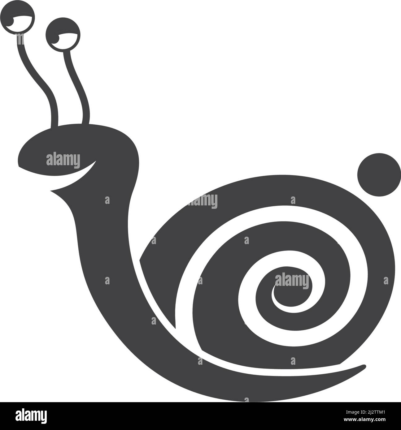 Snail logo illustration vector template Stock Vector Image & Art - Alamy