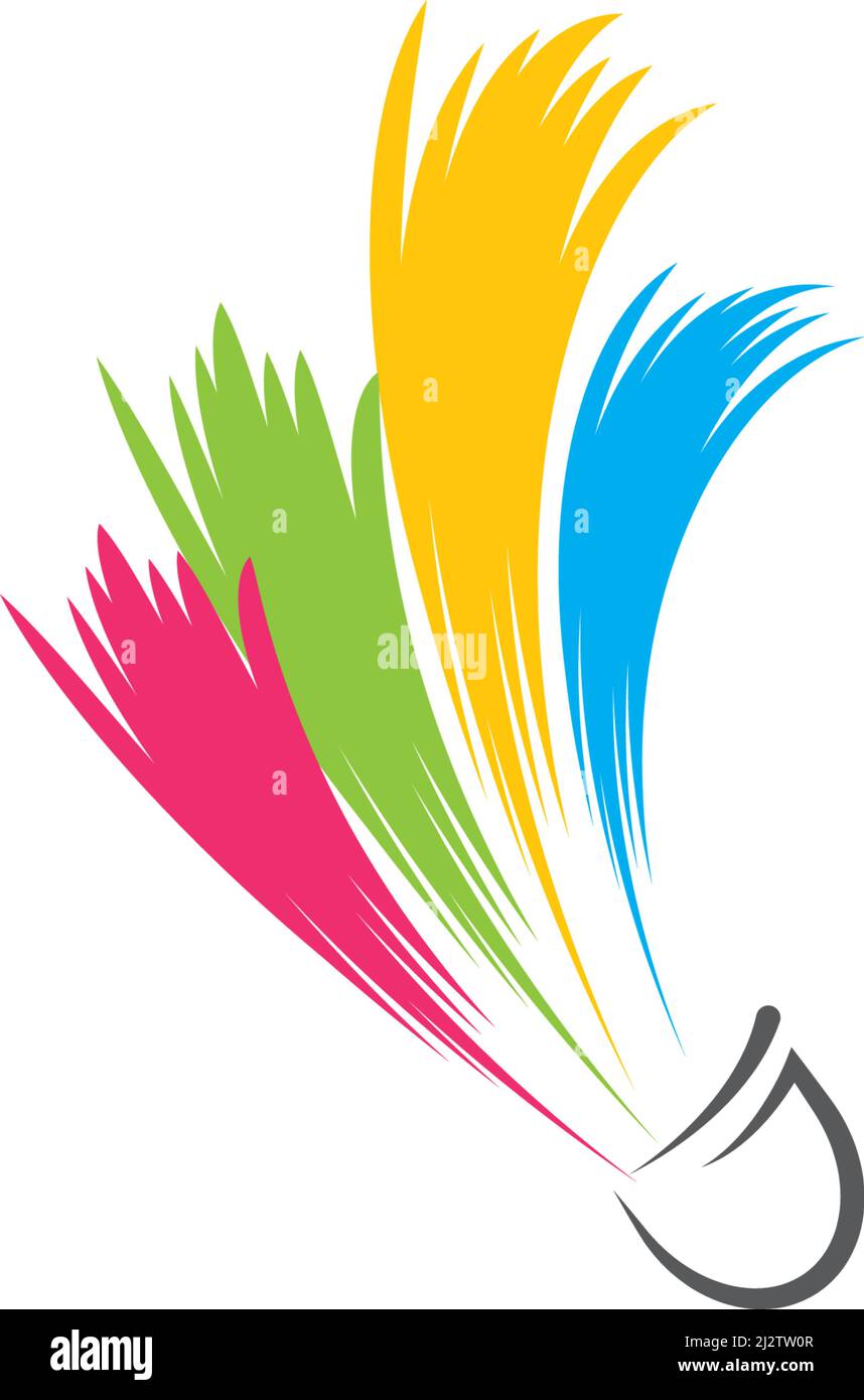 suttle cock logo illustration vector design Stock Vector Image & Art ...