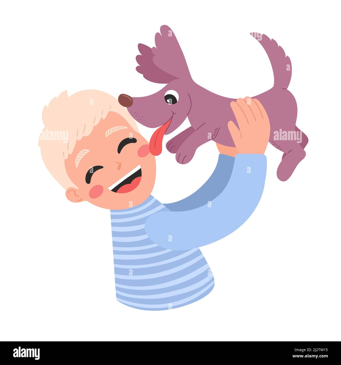 Dog boy vet Stock Vector Images - Alamy