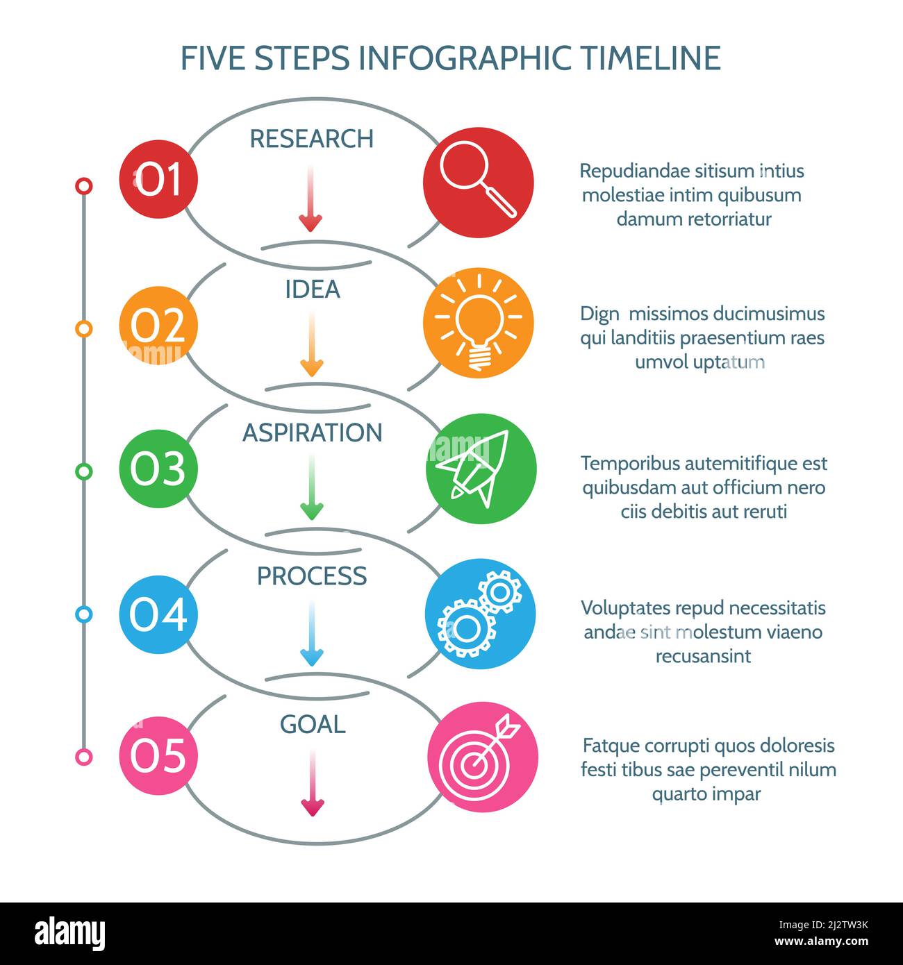 Steps levels list Stock Vector Image & Art - Alamy