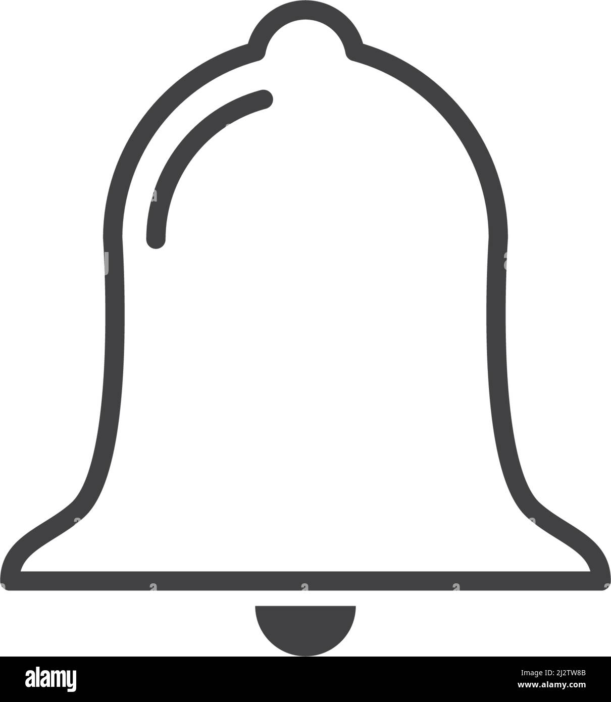 Bell icon illustration logo vector template Stock Vector Image & Art ...