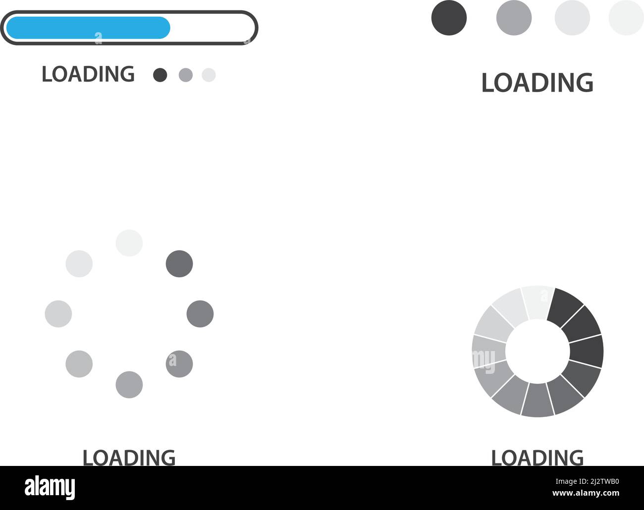Page loading indicator Cut Out Stock Images & Pictures - Alamy